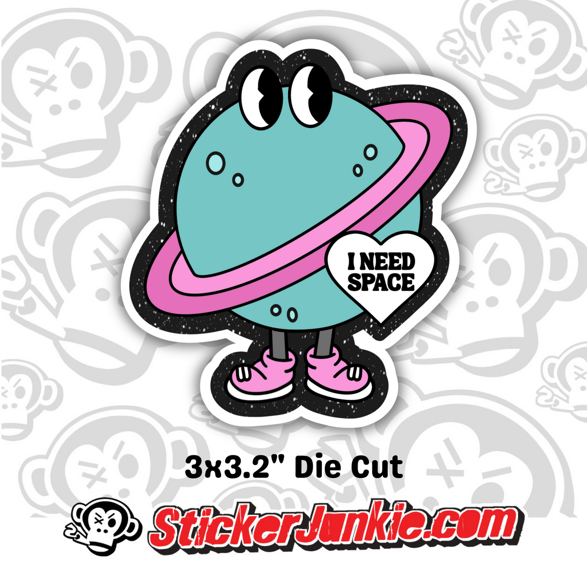 I Need Space - Kar @ Trad Sticky Design – StickerJunkie.com