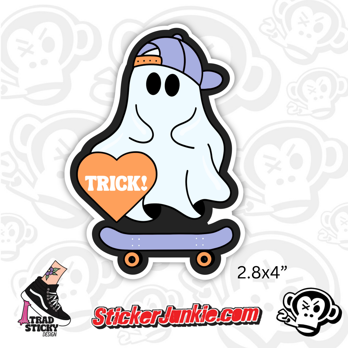 Spooky Trick - Kar @ Trad Sticky Design – StickerJunkie.com