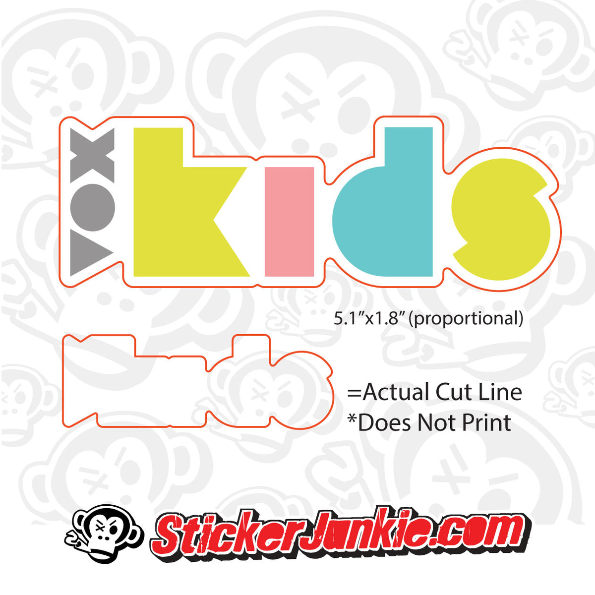 Vox Kids-Vox Church 5.1x1.8" – StickerJunkie.com